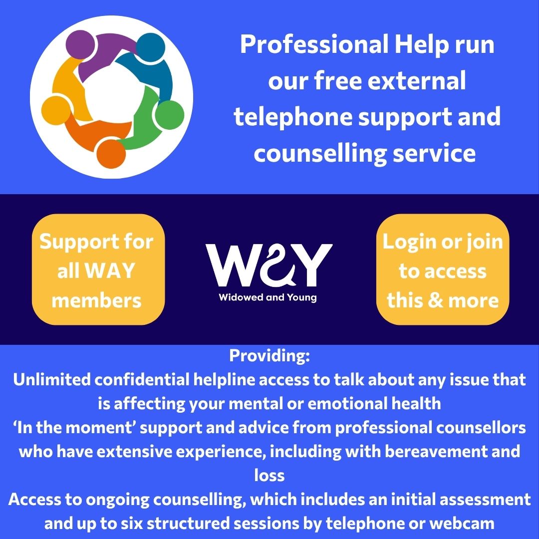 Counselling support for WAY members: Tim’s story :: WAY Widowed and Young
