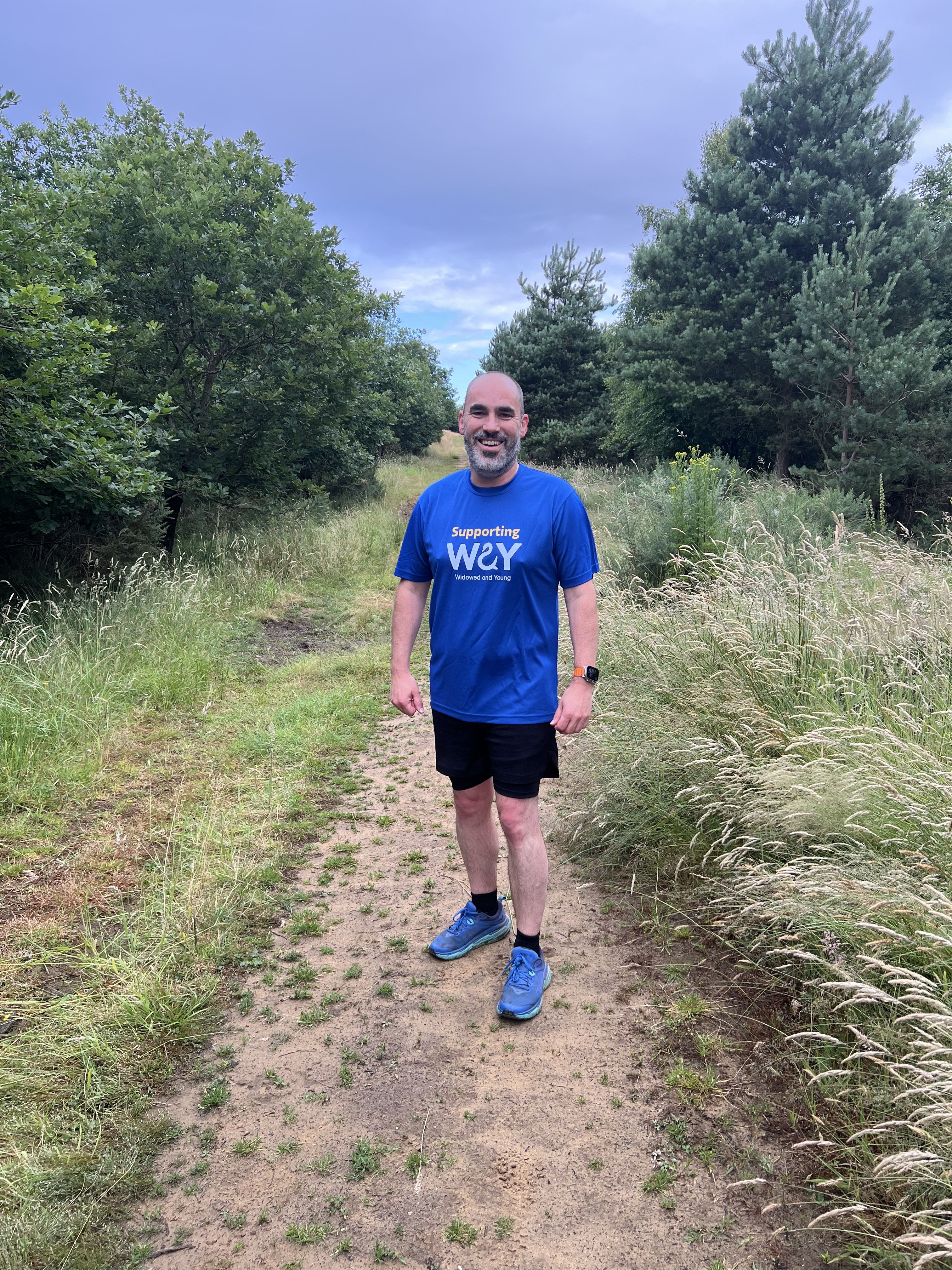 David’s story: running 400 miles for four charities :: WAY Widowed and ...
